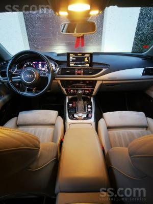 Blue Audi A7 Sportback 2015 in Aizkraukle, with an engine capacity of 3.00 L and mileage of 245 thousand km for 17000 €, photo 13 on AUTOMOTO.COM.LV