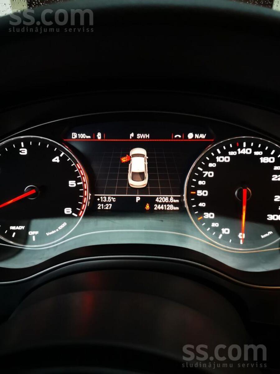 Blue Audi A7 Sportback 2015 in Aizkraukle, with an engine capacity of 3.00 L and mileage of 245 thousand km for 17000 €, photo 15 on AUTOMOTO.COM.LV