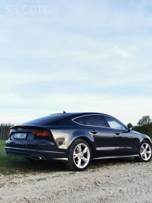 Blue Audi A7 Sportback 2015 in Aizkraukle, with an engine capacity of 3.00 L and mileage of 245 thousand km for 17000 €, photo 18 on AUTOMOTO.COM.LV