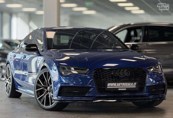 Blue Audi A7 Sportback 2016 in Klaipeda, with an engine capacity of 3.00 L and mileage of 200 thousand km for 27900 €, photo 1 on AUTOMOTO.COM.LV