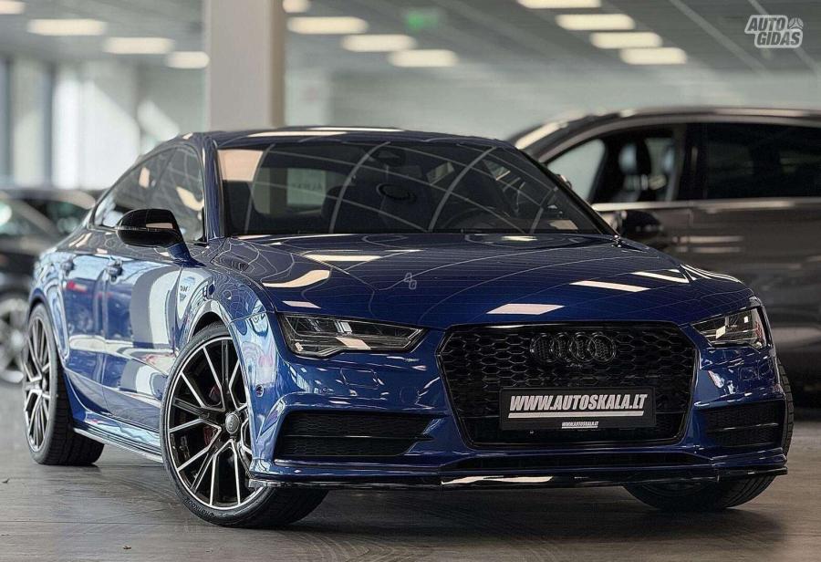 Zils Audi A7 Sportback 2016 Klaipėda, ar dzinēja tilpumu 3.00 L un nobraukumu 200 tūkst. km par 27900 €, foto 1 vietnē AUTOMOTO.COM.LV