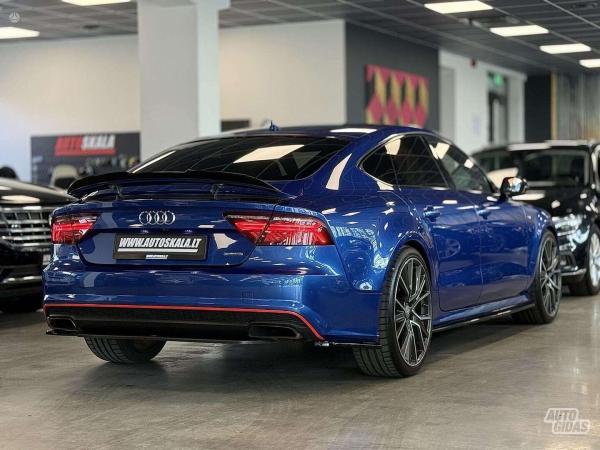 Blue Audi A7 Sportback 2016 in Klaipeda, with an engine capacity of 3.00 L and mileage of 200 thousand km for 27900 €, photo 7 on AUTOMOTO.COM.LV