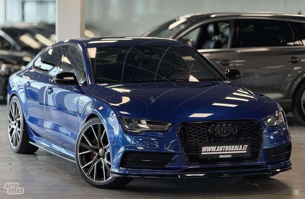 Blue Audi A7 Sportback 2016 in Klaipeda, with an engine capacity of 3.00 L and mileage of 200 thousand km for 27900 €, photo 8 on AUTOMOTO.COM.LV