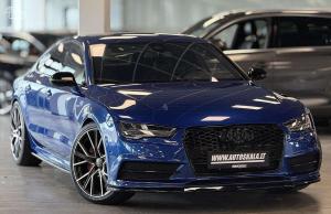 Zils Audi A7 Sportback 2016 Klaipėda, ar dzinēja tilpumu 3.00 L un nobraukumu 200 tūkst. km par 27900 €, foto 17 vietnē AUTOMOTO.COM.LV