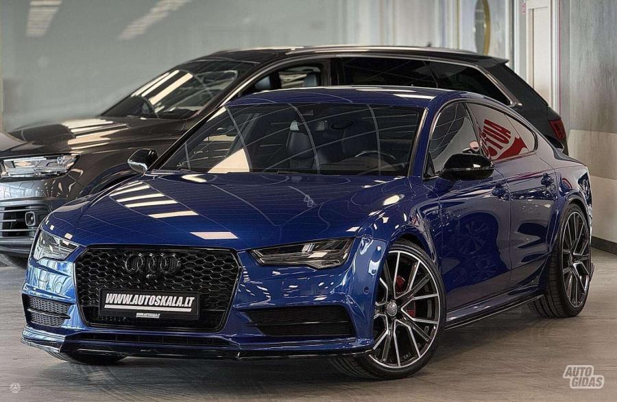 Zils Audi A7 Sportback 2016 Klaipėda, ar dzinēja tilpumu 3.00 L un nobraukumu 200 tūkst. km par 27900 €, foto 19 vietnē AUTOMOTO.COM.LV