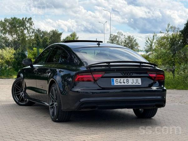 Blue Audi A7 Sportback 2016 in Riga, with an engine capacity of 3.00 L and mileage of 0 thousand km for 17900 €, photo 2 on AUTOMOTO.COM.LV