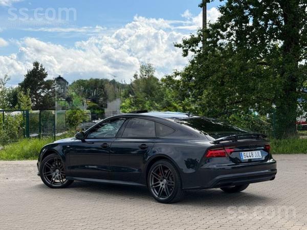 Blue Audi A7 Sportback 2016 in Riga, with an engine capacity of 3.00 L and mileage of 0 thousand km for 17900 €, photo 5 on AUTOMOTO.COM.LV