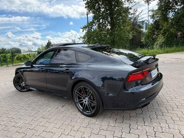 Blue Audi A7 Sportback 2016 in Riga, with an engine capacity of 3.00 L and mileage of 0 thousand km for 17900 €, photo 9 on AUTOMOTO.COM.LV
