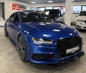 Zils Audi A7 Sportback 2016 Klaipėda, ar dzinēja tilpumu 3.00 L un nobraukumu 200 tūkst. km par 27500 €, foto  vietnē AUTOMOTO.COM.LV