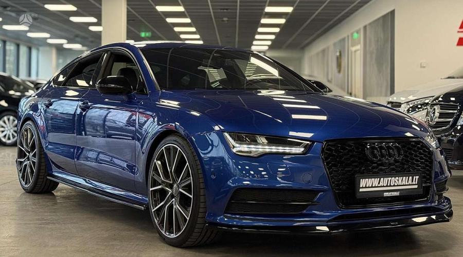 Zils Audi A7 Sportback 2016 Klaipėda, ar dzinēja tilpumu 3.00 L un nobraukumu 200 tūkst. km par 27500 €, foto 31 vietnē AUTOMOTO.COM.LV