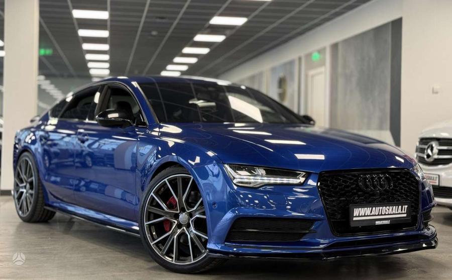 Zils Audi A7 Sportback 2016 Klaipėda, ar dzinēja tilpumu 3.00 L un nobraukumu 200 tūkst. km par 27500 €, foto 39 vietnē AUTOMOTO.COM.LV