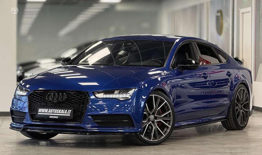 Zils Audi A7 Sportback 2016 Klaipėda, ar dzinēja tilpumu 3.00 L un nobraukumu 200 tūkst. km par 27500 €, foto 40 vietnē AUTOMOTO.COM.LV