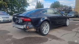 Blue Audi A7 Sportback 2016 in Siauliai, with an engine capacity of 3.00 L and mileage of 207 thousand km for 9250 €, photo 7 on AUTOMOTO.COM.LV