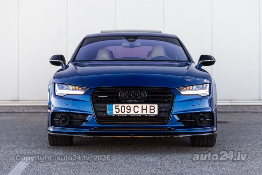 Blue Audi A7 Sportback 2017 in Tallinn, with an engine capacity of 3.00 L and mileage of 178 thousand km for 29999 €, photo 3 on AUTOMOTO.COM.LV