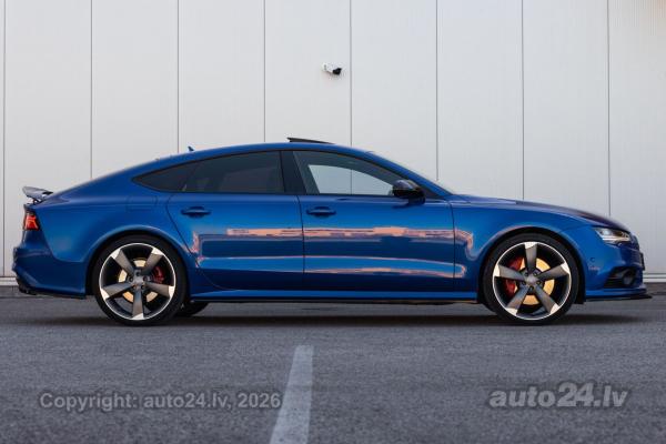 Blue Audi A7 Sportback 2017 in Tallinn, with an engine capacity of 3.00 L and mileage of 178 thousand km for 29999 €, photo 4 on AUTOMOTO.COM.LV