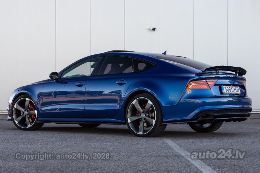 Blue Audi A7 Sportback 2017 in Tallinn, with an engine capacity of 3.00 L and mileage of 178 thousand km for 29999 €, photo 8 on AUTOMOTO.COM.LV