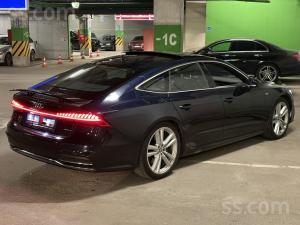 Zils Audi A7 Sportback 2019 Viļņa, ar dzinēja tilpumu 3.00 L un nobraukumu 82 tūkst. km par 34990 €, foto 6 vietnē AUTOMOTO.COM.LV