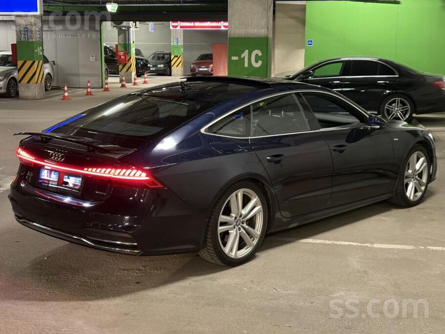 Zils Audi A7 Sportback 2019 Viļņa, ar dzinēja tilpumu 3.00 L un nobraukumu 82 tūkst. km par 34990 €, foto 6 vietnē AUTOMOTO.COM.LV