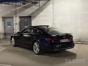 Zils Audi A7 Sportback 2019 Viļņa, ar dzinēja tilpumu 3.00 L un nobraukumu 82 tūkst. km par 34990 €, foto 13 vietnē AUTOMOTO.COM.LV