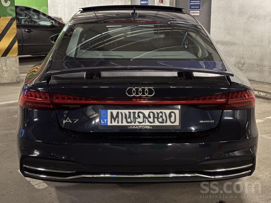 Zils Audi A7 Sportback 2019 Viļņa, ar dzinēja tilpumu 3.00 L un nobraukumu 82 tūkst. km par 34990 €, foto 15 vietnē AUTOMOTO.COM.LV