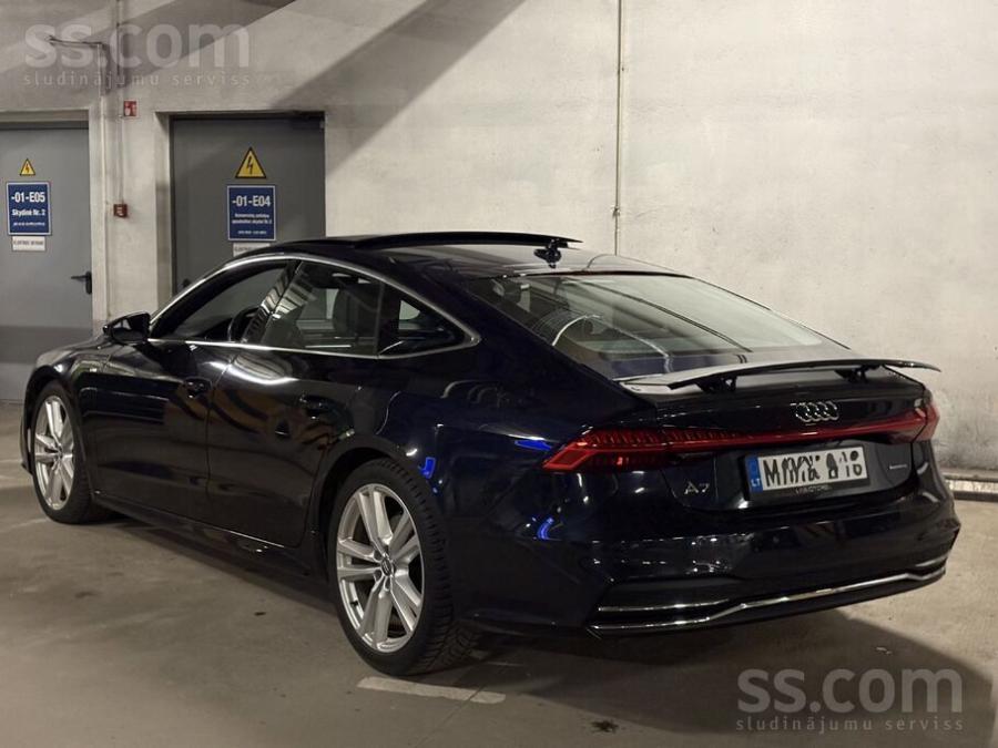 Zils Audi A7 Sportback 2019 Viļņa, ar dzinēja tilpumu 3.00 L un nobraukumu 82 tūkst. km par 34990 €, foto 17 vietnē AUTOMOTO.COM.LV