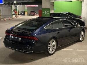 Zils Audi A7 Sportback 2019 Viļņa, ar dzinēja tilpumu 3.00 L un nobraukumu 82 tūkst. km par 34990 €, foto 18 vietnē AUTOMOTO.COM.LV