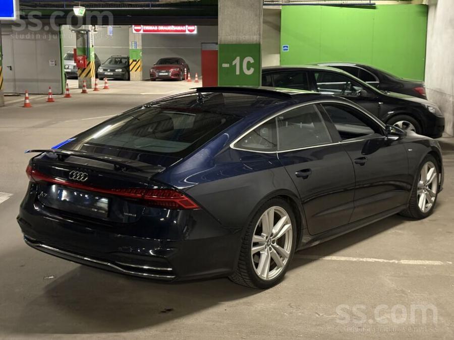 Zils Audi A7 Sportback 2019 Viļņa, ar dzinēja tilpumu 3.00 L un nobraukumu 82 tūkst. km par 34990 €, foto 18 vietnē AUTOMOTO.COM.LV
