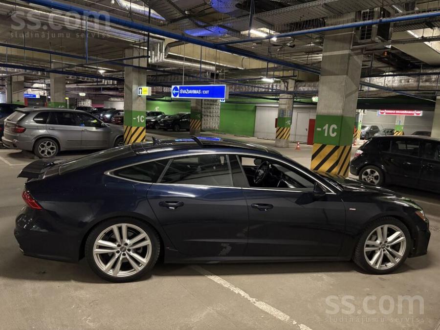Zils Audi A7 Sportback 2019 Viļņa, ar dzinēja tilpumu 3.00 L un nobraukumu 82 tūkst. km par 34990 €, foto 19 vietnē AUTOMOTO.COM.LV