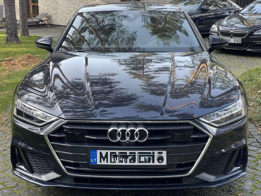 Zils Audi A7 Sportback 2019 Viļņa, ar dzinēja tilpumu 3.00 L un nobraukumu 86 tūkst. km par 34900 €, foto 3 vietnē AUTOMOTO.COM.LV