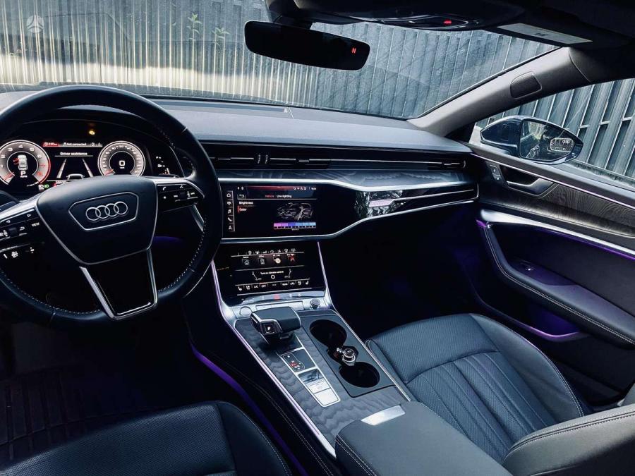 Zils Audi A7 Sportback 2019 Viļņa, ar dzinēja tilpumu 3.00 L un nobraukumu 86 tūkst. km par 34900 €, foto 15 vietnē AUTOMOTO.COM.LV