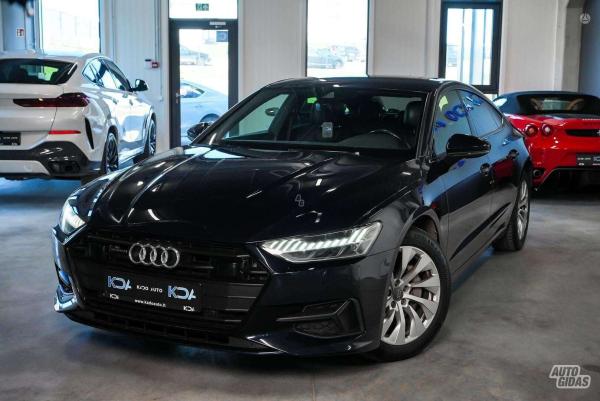 Zils Audi A7 Sportback 2020 Marijampole, ar dzinēja tilpumu 3.00 L un nobraukumu 105 tūkst. km par 31950 €, foto 4 vietnē AUTOMOTO.COM.LV
