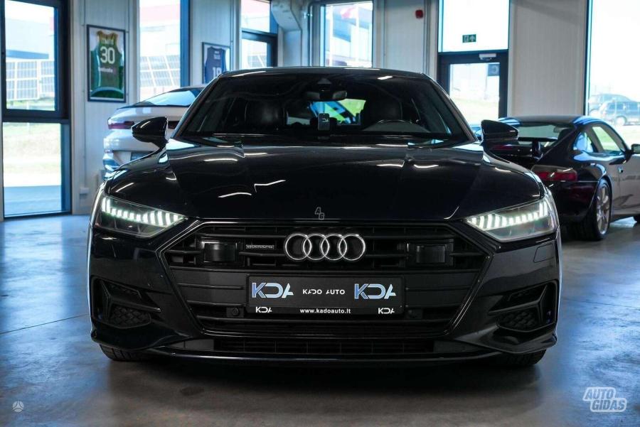 Zils Audi A7 Sportback 2020 Marijampole, ar dzinēja tilpumu 3.00 L un nobraukumu 105 tūkst. km par 31450 €, foto 4 vietnē AUTOMOTO.COM.LV