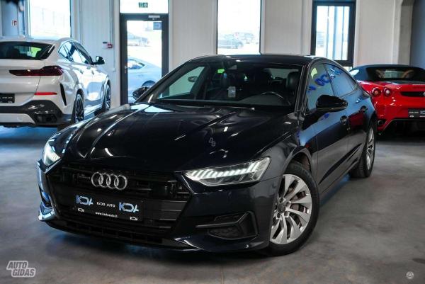 Blue Audi A7 Sportback 2020 in Marijampole, with an engine capacity of 3.00 L and mileage of 105 thousand km for 31450 €, photo 4 on AUTOMOTO.COM.LV