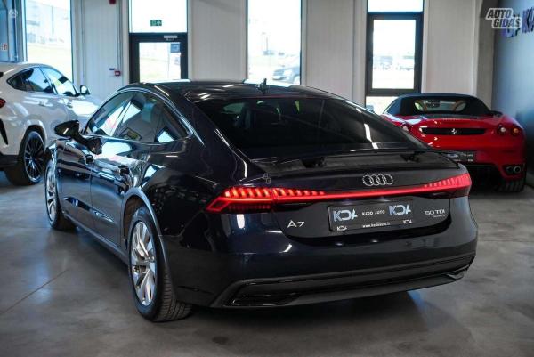 Blue Audi A7 Sportback 2020 in Marijampole, with an engine capacity of 3.00 L and mileage of 105 thousand km for 31450 €, photo 10 on AUTOMOTO.COM.LV