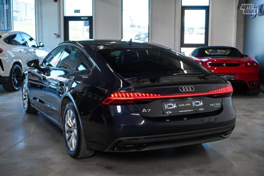 Zils Audi A7 Sportback 2020 Marijampole, ar dzinēja tilpumu 3.00 L un nobraukumu 105 tūkst. km par 31450 €, foto 11 vietnē AUTOMOTO.COM.LV