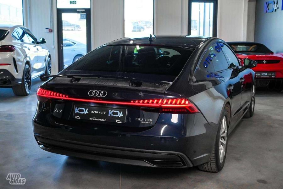 Zils Audi A7 Sportback 2020 Marijampole, ar dzinēja tilpumu 3.00 L un nobraukumu 105 tūkst. km par 31450 €, foto 13 vietnē AUTOMOTO.COM.LV
