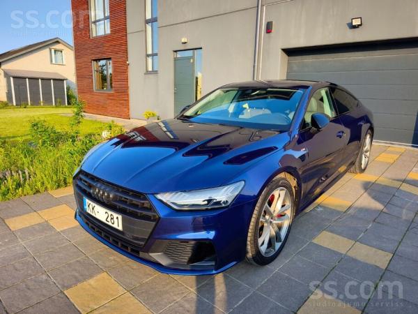 Zils Audi A7 Sportback 2020 Rīga, ar dzinēja tilpumu 2.00 L un nobraukumu 129 tūkst. km par 34900 €, foto 4 vietnē AUTOMOTO.COM.LV