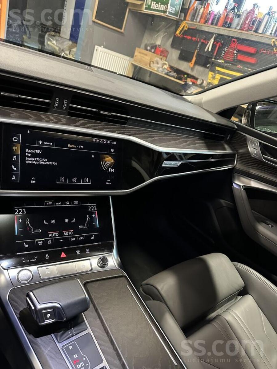 Blue Audi A7 Sportback 2020 in Riga, with an engine capacity of 2.00 L and mileage of 129 thousand km for 34900 €, photo 10 on AUTOMOTO.COM.LV