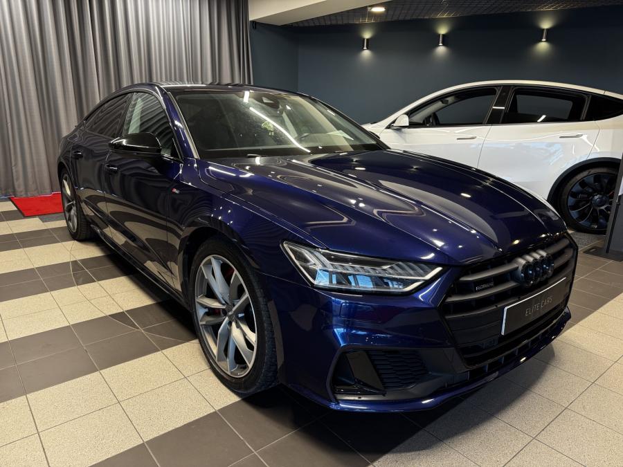 Zils Audi A7 Sportback 2020 Rīga, ar dzinēja tilpumu 2.00 L un nobraukumu 132 tūkst. km par 36900 €, foto 3 vietnē AUTOMOTO.COM.LV