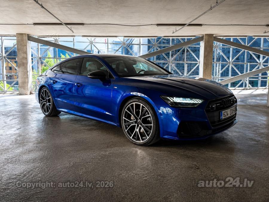 Zils Audi A7 Sportback 2022 Tallina, ar dzinēja tilpumu 3.00 L un nobraukumu 57 tūkst. km par 53900 €, foto 3 vietnē AUTOMOTO.COM.LV