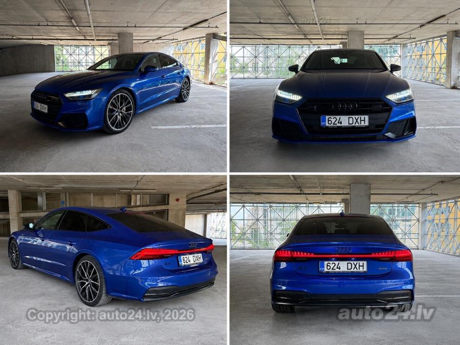 Zils Audi A7 Sportback 2022 Tallina, ar dzinēja tilpumu 3.00 L un nobraukumu 57 tūkst. km par 53900 €, foto 6 vietnē AUTOMOTO.COM.LV