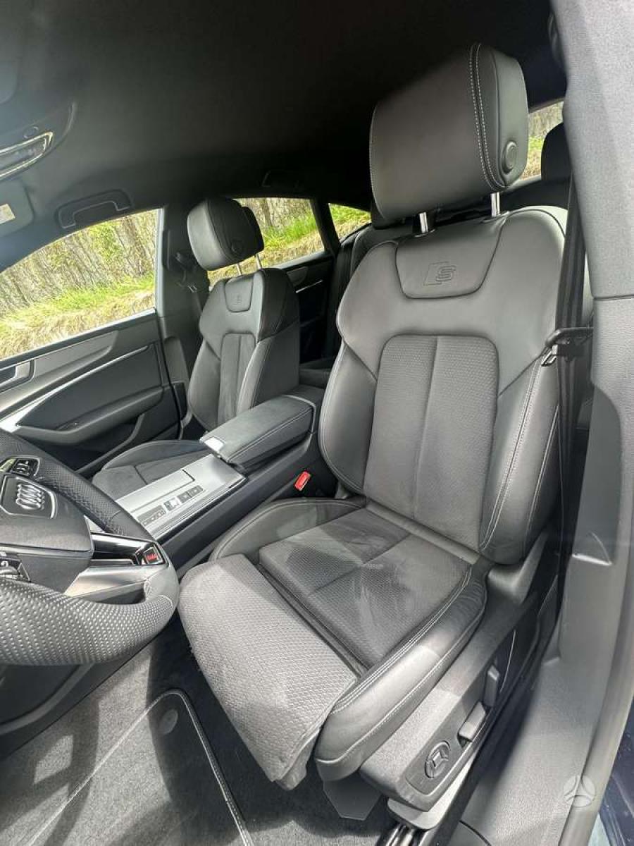 Blue Audi A7 Sportback 2024 in Vilnius, with an engine capacity of 1.98 L and mileage of 27 thousand km for 58900 €, photo 7 on AUTOMOTO.COM.LV