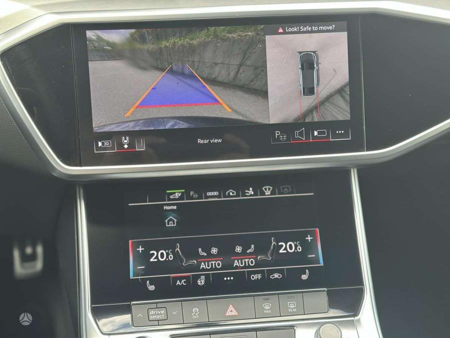 Blue Audi A7 Sportback 2024 in Vilnius, with an engine capacity of 1.98 L and mileage of 27 thousand km for 58900 €, photo 11 on AUTOMOTO.COM.LV