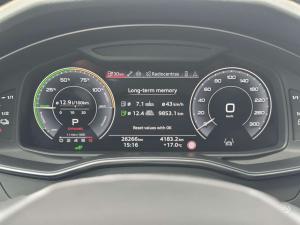 Blue Audi A7 Sportback 2024 in Vilnius, with an engine capacity of 1.98 L and mileage of 27 thousand km for 58900 €, photo 12 on AUTOMOTO.COM.LV