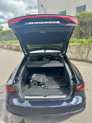 Blue Audi A7 Sportback 2024 in Vilnius, with an engine capacity of 1.98 L and mileage of 27 thousand km for 58900 €, photo 15 on AUTOMOTO.COM.LV