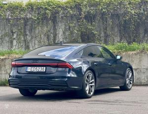 Blue Audi A7 Sportback 2024 in Vilnius, with an engine capacity of 1.98 L and mileage of 27 thousand km for 58900 €, photo 16 on AUTOMOTO.COM.LV