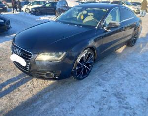 Blue Audi A7 Sportback 2011 in Panevezys, with an engine capacity of 3.00 L and mileage of 300 thousand km for 11555 €, photo  on AUTOMOTO.COM.LV