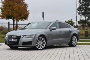 Blue Audi A7 Sportback 2011 in Marupe, with an engine capacity of 3.00 L and mileage of 332 thousand km for 10450 €, photo 3 on AUTOMOTO.COM.LV