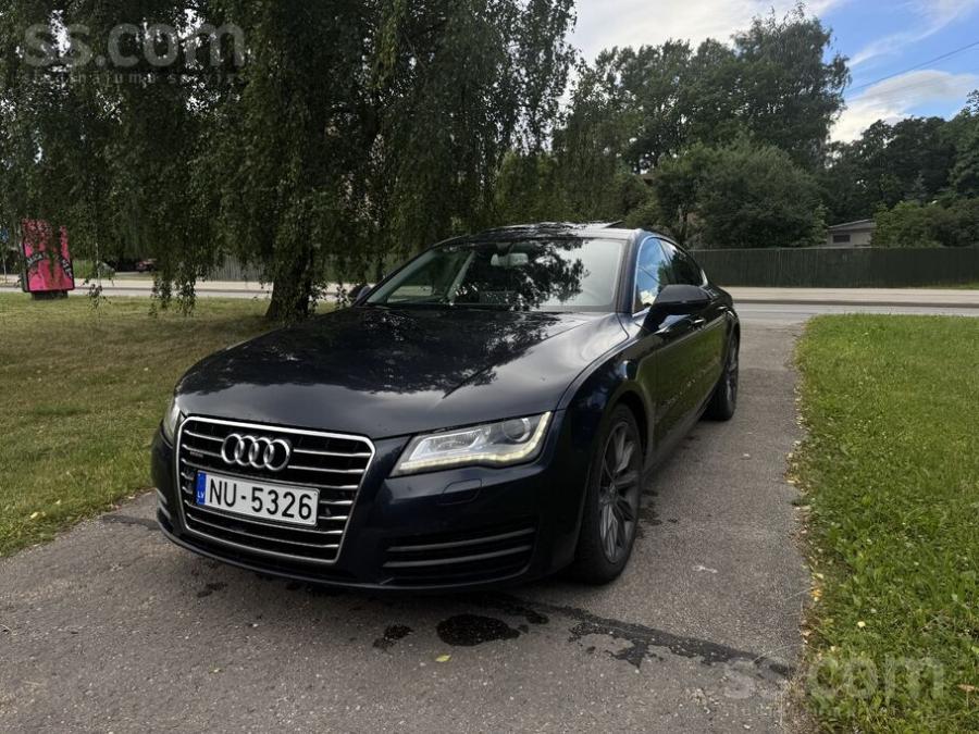 Blue Audi A7 Sportback 2011 in Riga, with an engine capacity of 3.00 L and mileage of 298 thousand km for 11000 €, photo 4 on AUTOMOTO.COM.LV