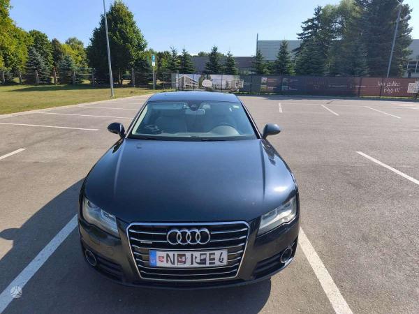 Audi A7 Sportback 2012 Ukmergė vietnē Zils Audi A7 Sportback 2012 Ukmergė, ar dzinēja tilpumu 2.97 L un nobraukumu 325 tūkst. km par 9000 €, foto 1 vietnē AUTOMOTO.COM.LV